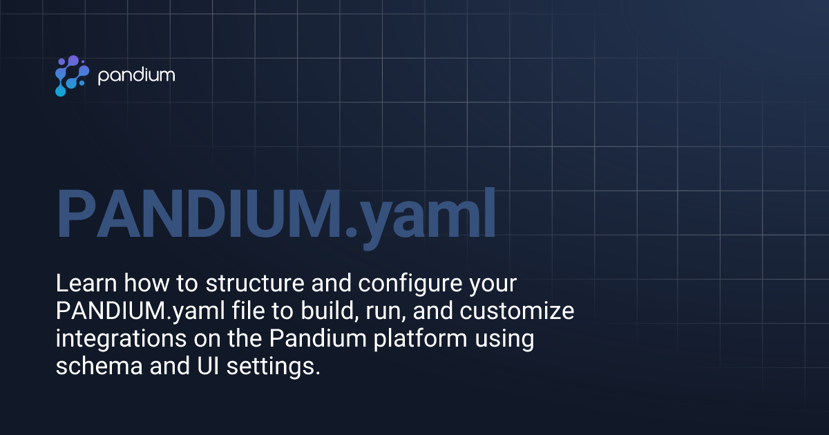 PANDIUM.yaml | Pandium Docs