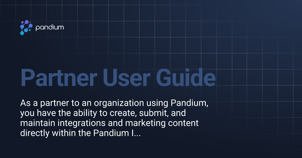 Partner User Guide | Pandium Docs
