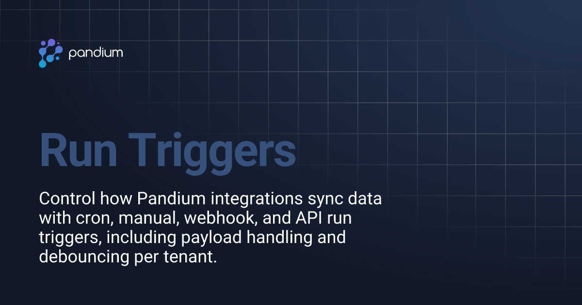 Run Triggers | Pandium Docs