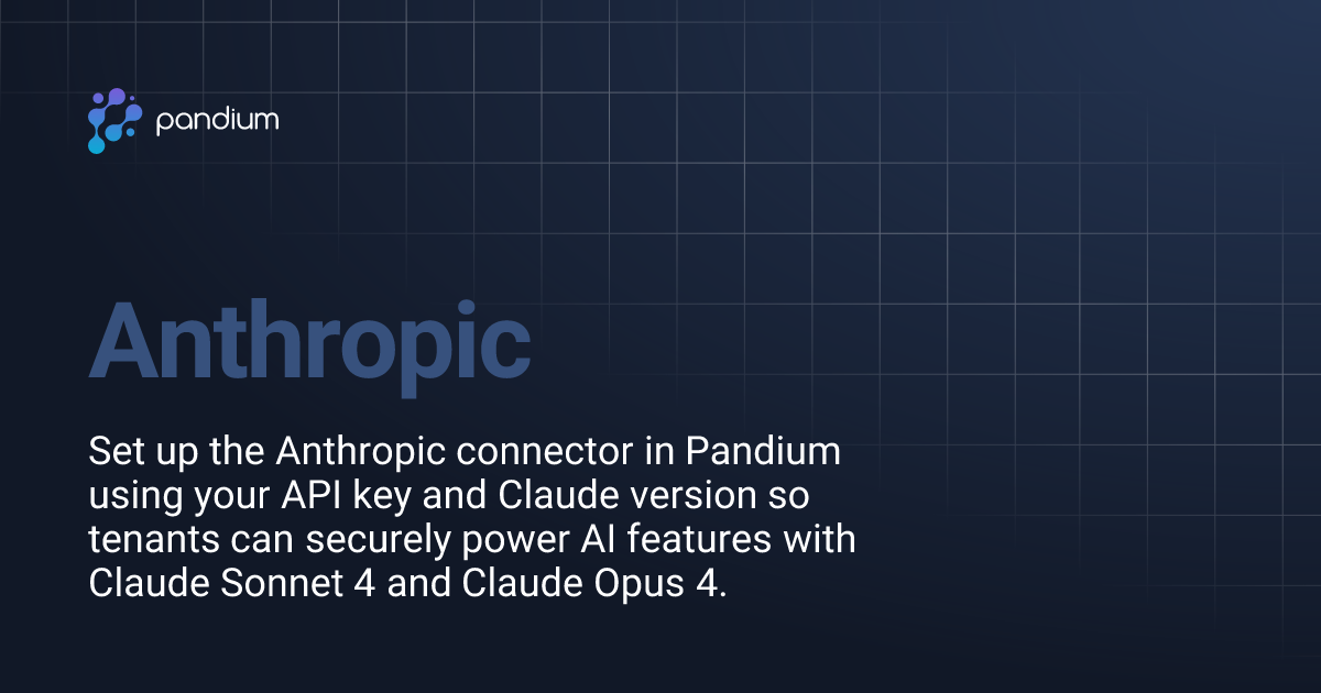 Anthropic | Pandium Docs