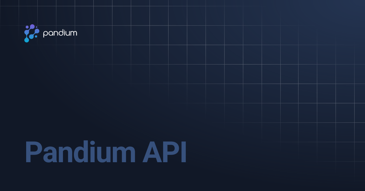 Pandium API | Pandium Docs