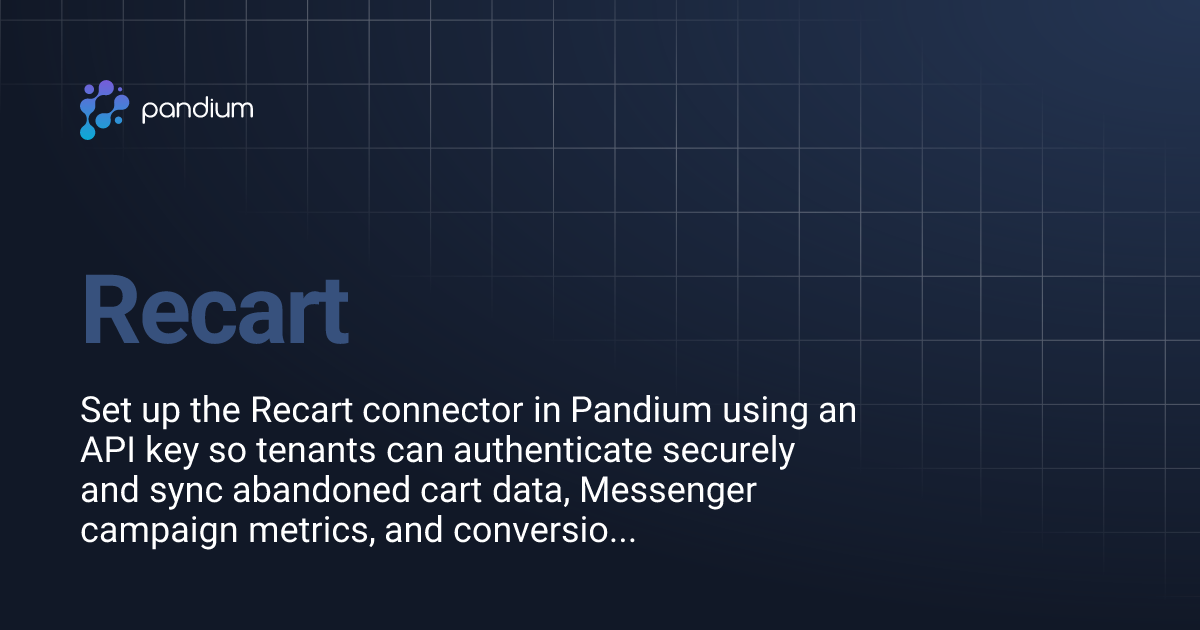 Recart | Pandium Docs