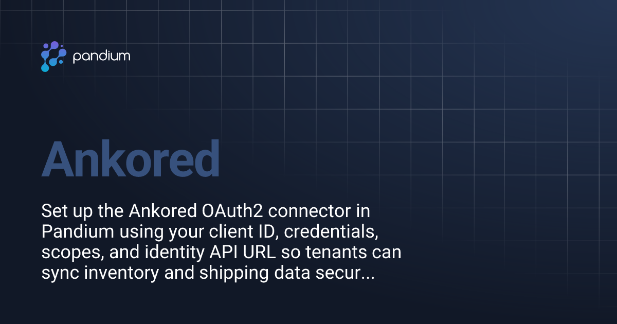 Ankored | Pandium Docs